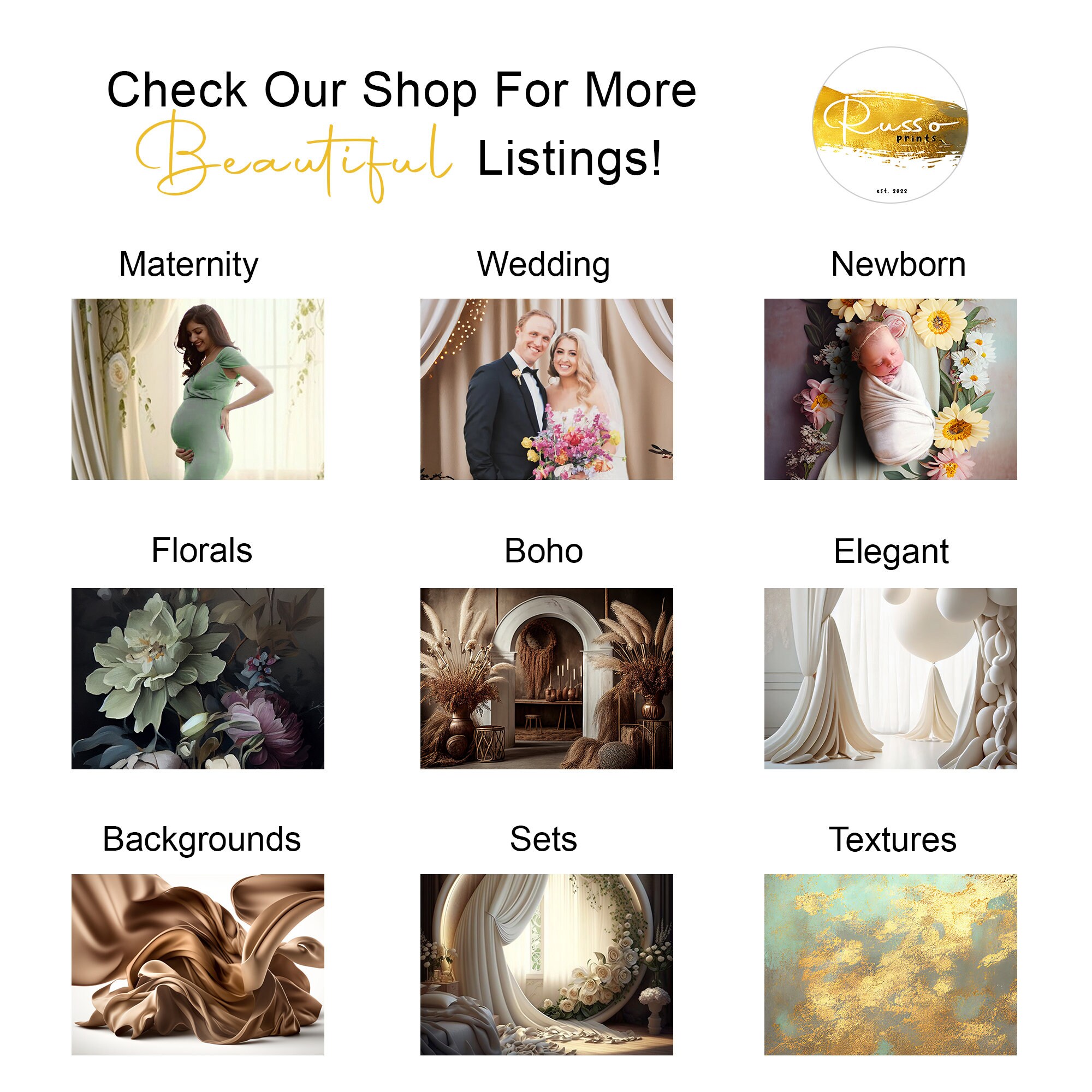 8 Brick Wall Backgrounds, Wedding Backdrop Overlays, Studio Backdrop ...