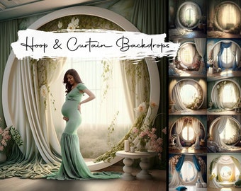 NEWBORN and Maternity DIGITAL OVERLAY Watercolor Flowers - Etsy