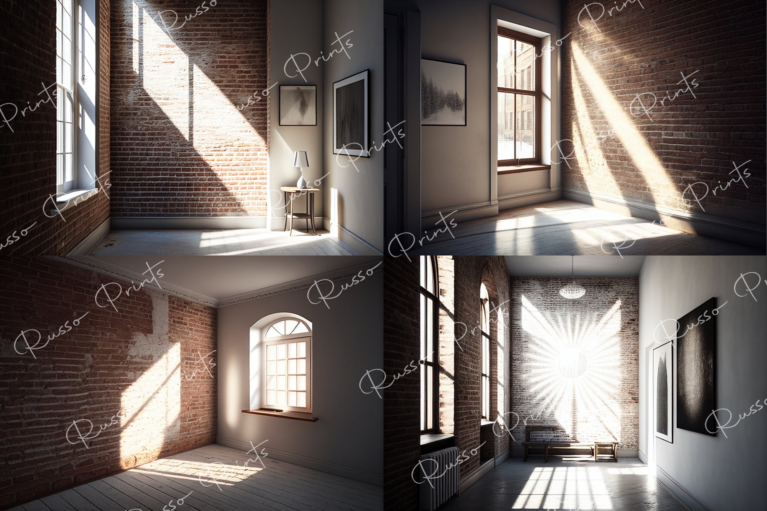 8 Brick Wall Backgrounds, Wedding Backdrop Overlays, Studio Backdrop ...