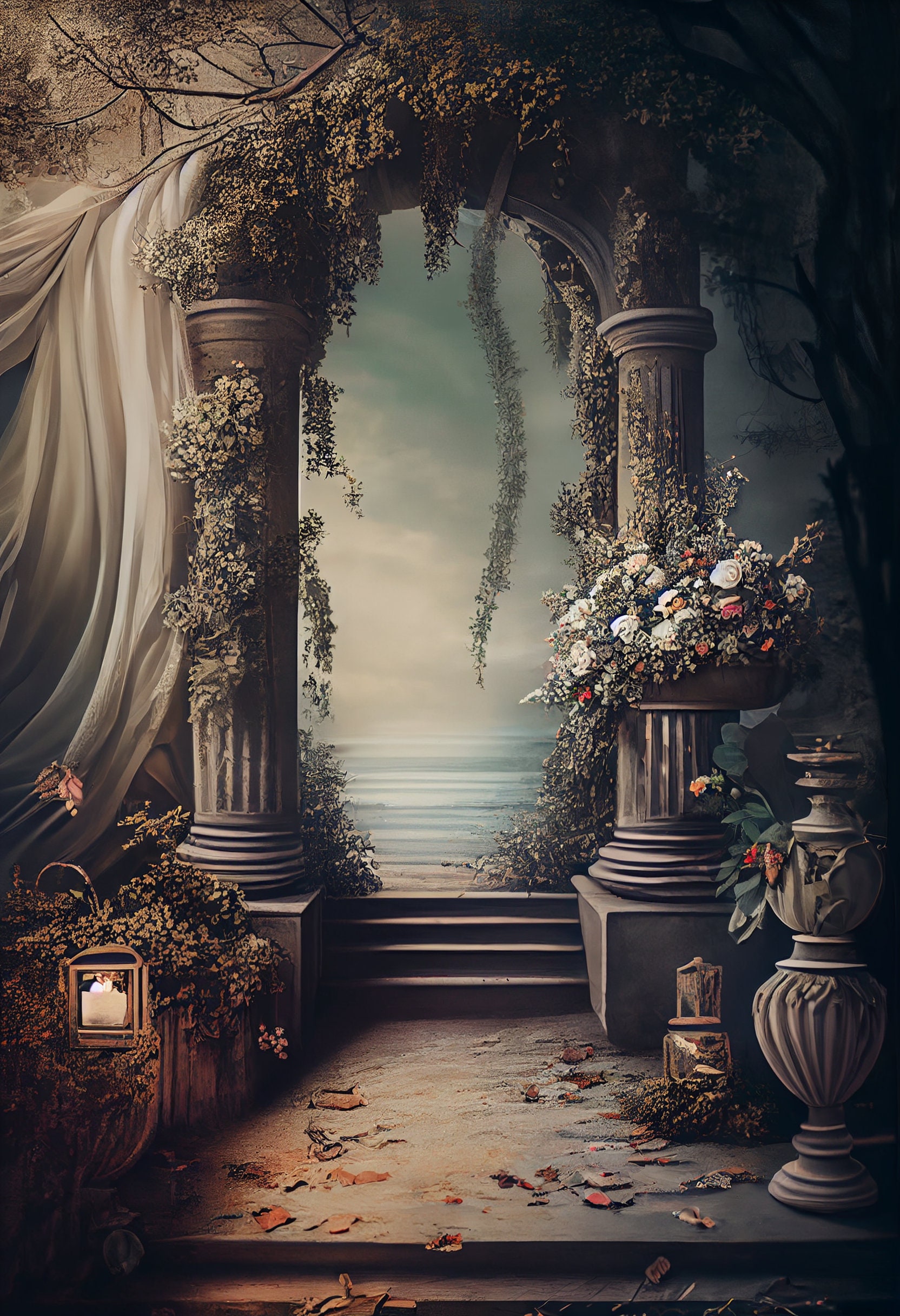 9x Digital Backdrops, Bundle Wedding Overlays, Studio Backdrop Overlay ...