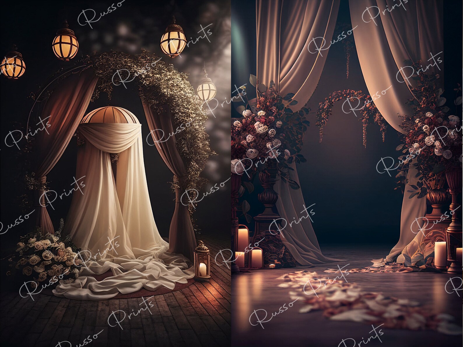 10 Digital Backdrops, Bundle Wedding Overlays, Studio Backdrop Overlay ...