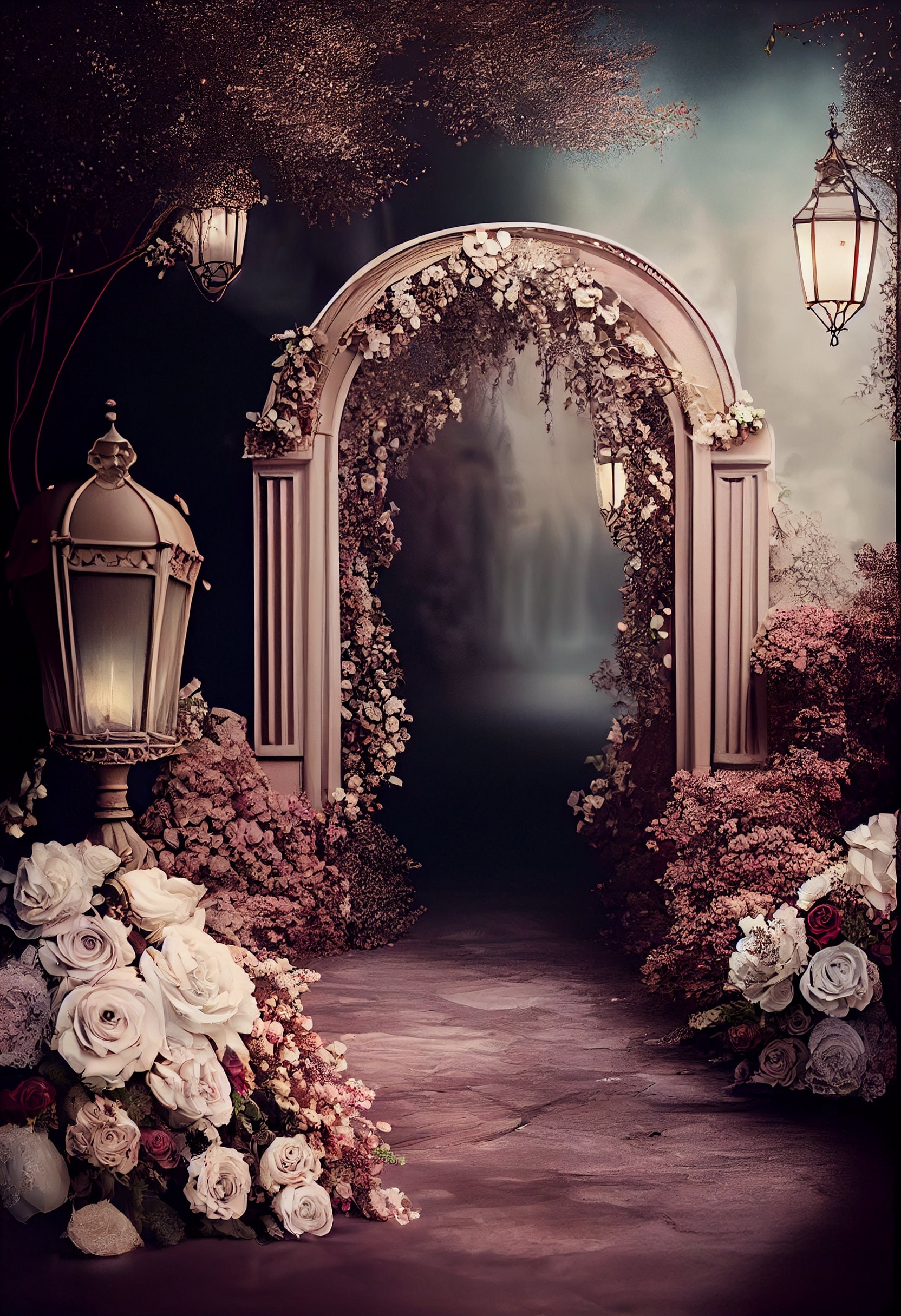 9x Digital Backdrops, Bundle Wedding Overlays, Studio Backdrop Overlay ...