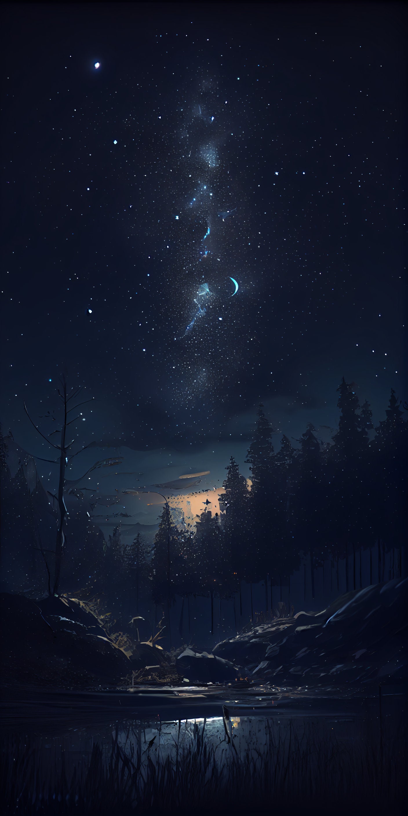 8x Starry Night Sky Digital Texture Overlay, Digital Backdrops for ...