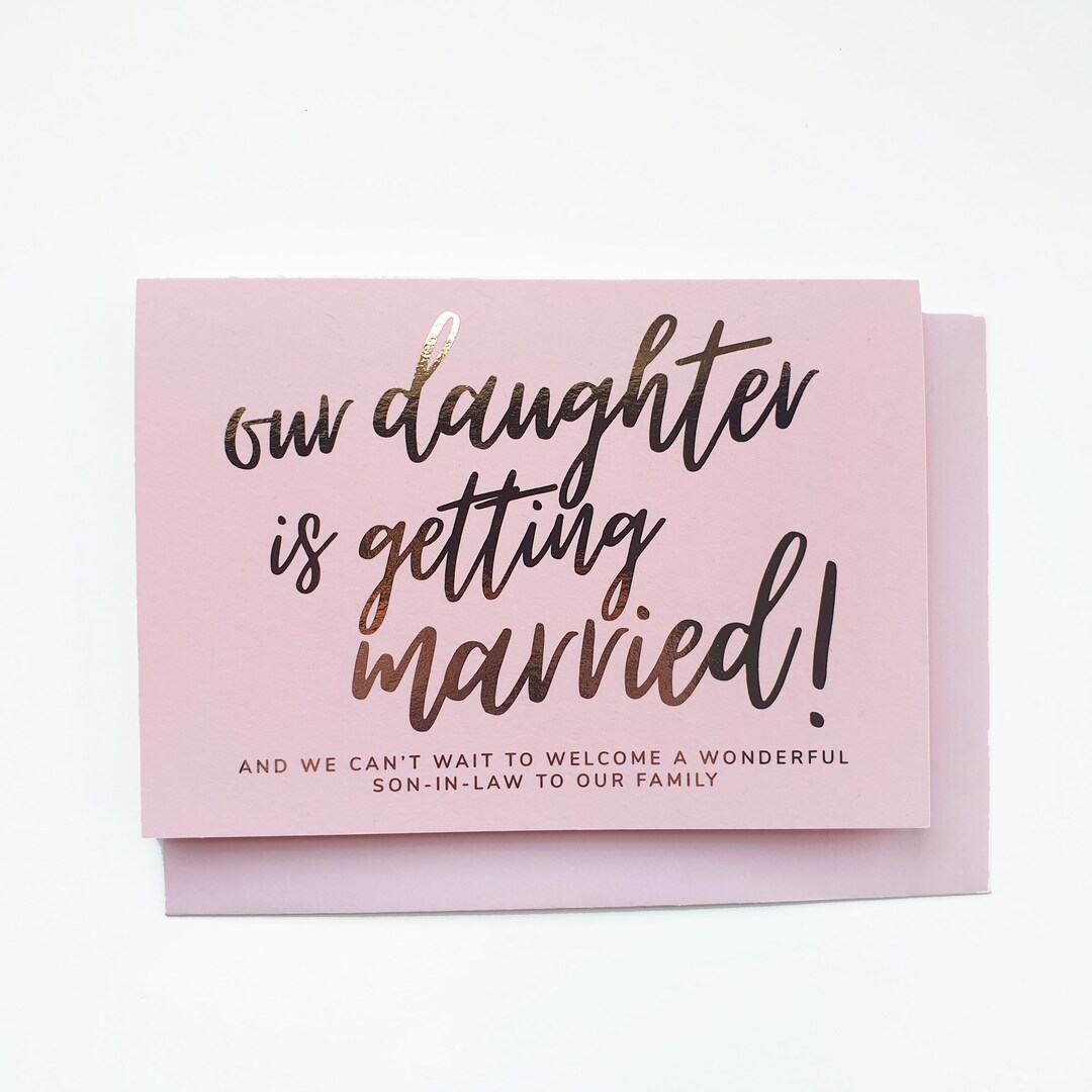 Daughter Wedding Card | Daughter Bride to Be Card | Wedding Card From ...