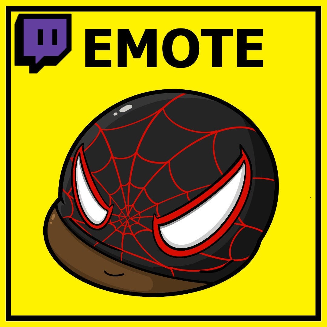 Emote-miles Morales - Etsy