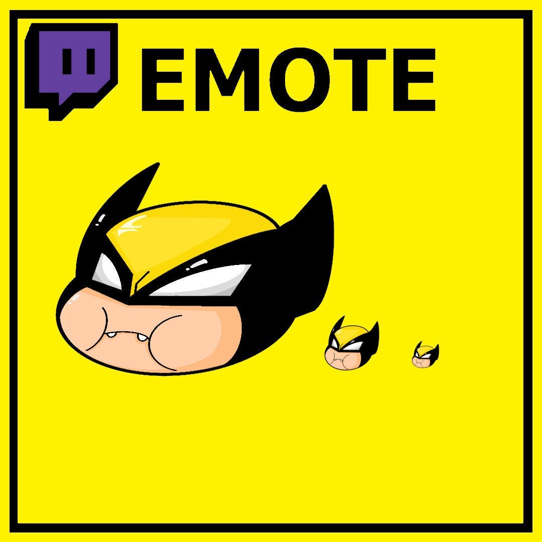Emote-wolverine Eating - Etsy