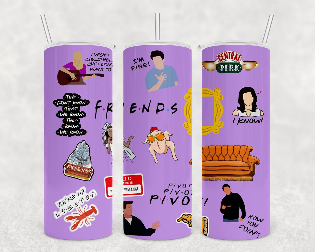 FRIENDS Sublimation Design Download - Skinny STRAIGHT Tumbler 20oz ...
