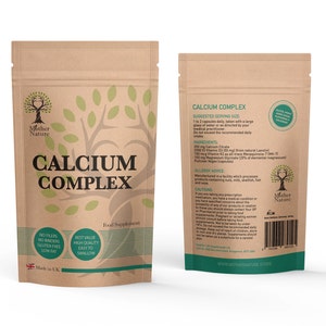 Calcium Complex 500mg Capsules High Potency Calcium Citrate Powder ...