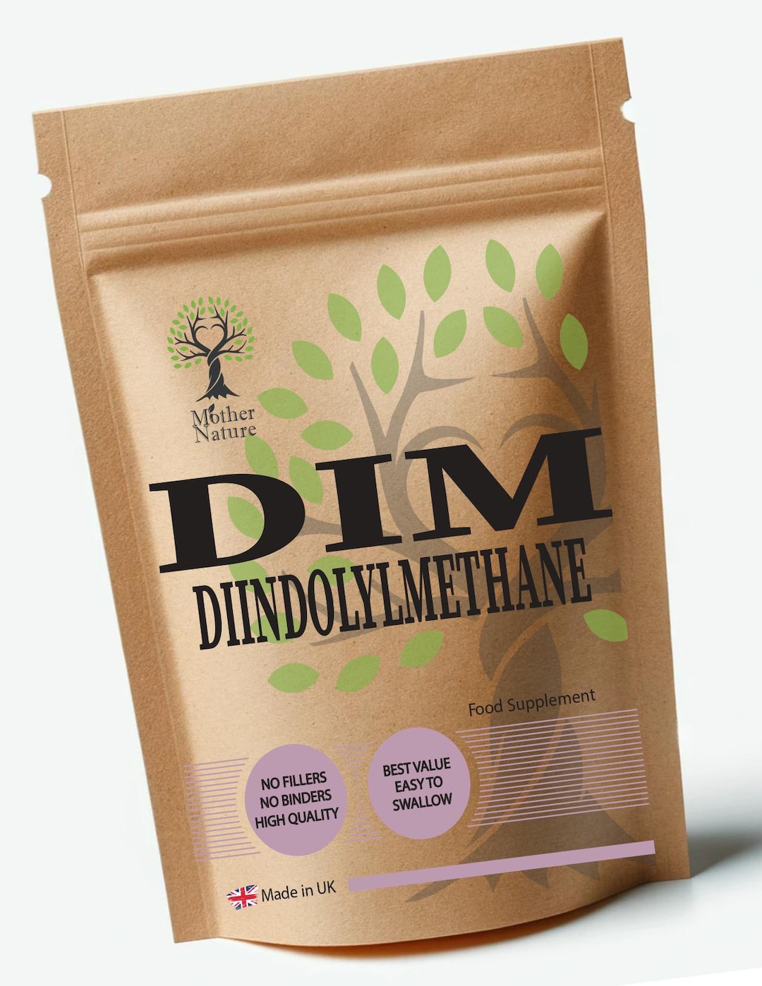 DIM 500mg Vegan Capsules: Clean, Plant-based Supplement - Etsy
