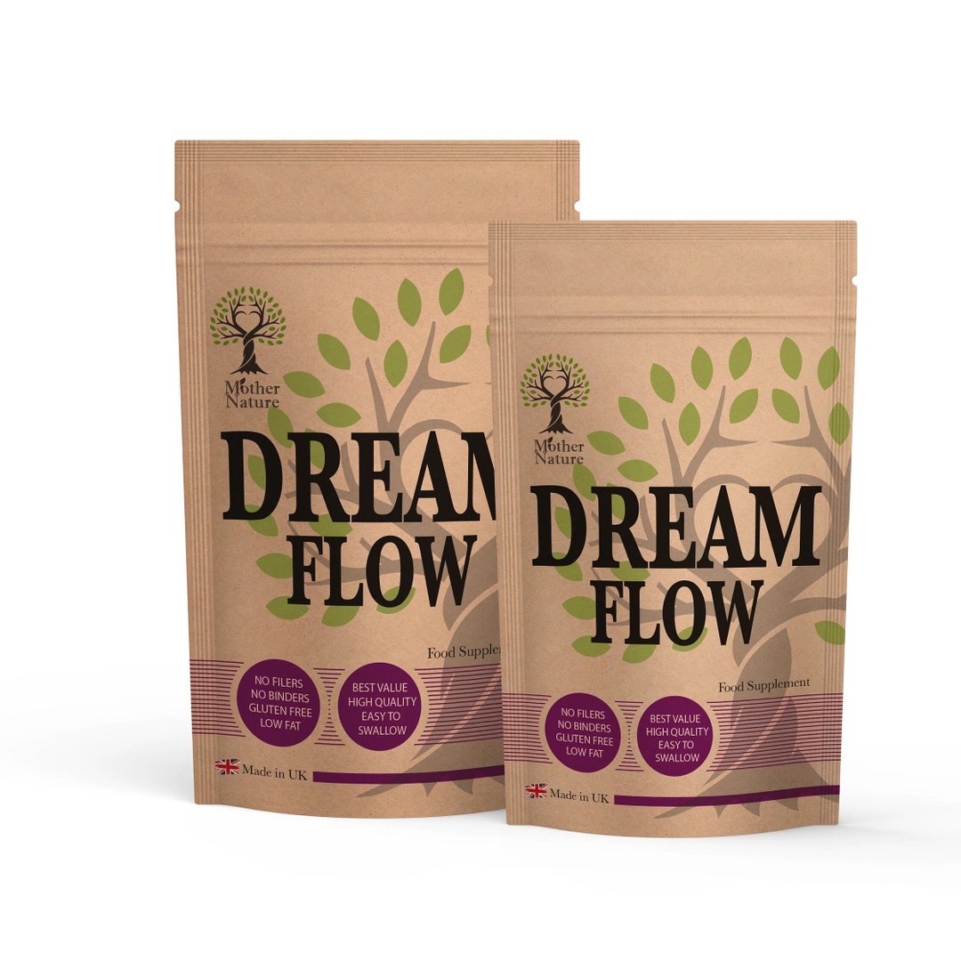 Dream Flow 600mg Capsules Best Natural Sleep Support UK Supplement ...