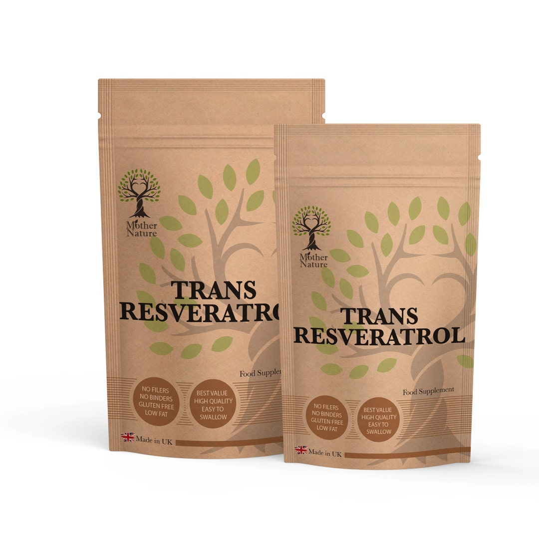 Trans Resveratrol Capsules 450mg Natural Trans Resveratrol Pure ...