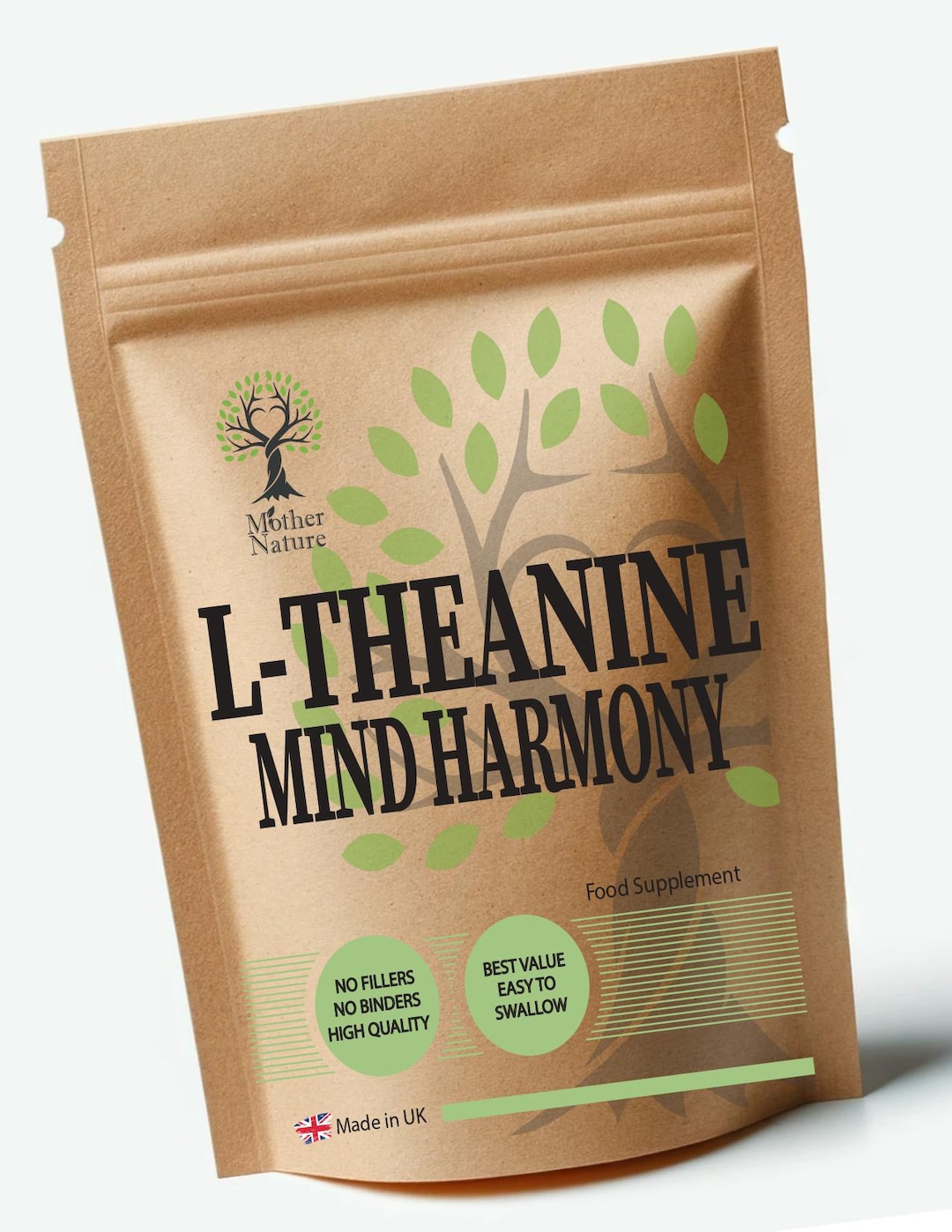 L-theanine Capsules 400mg Clean Natural L-theanine Powder Eco-friendly ...