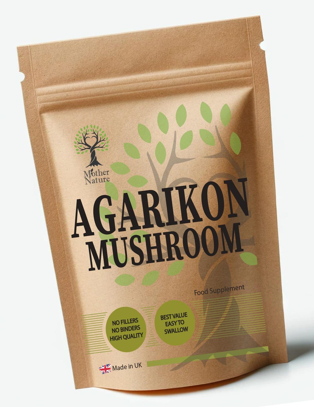Agarikon Mushroom Capsules: 500mg High Potency Vegan Supplement - Etsy