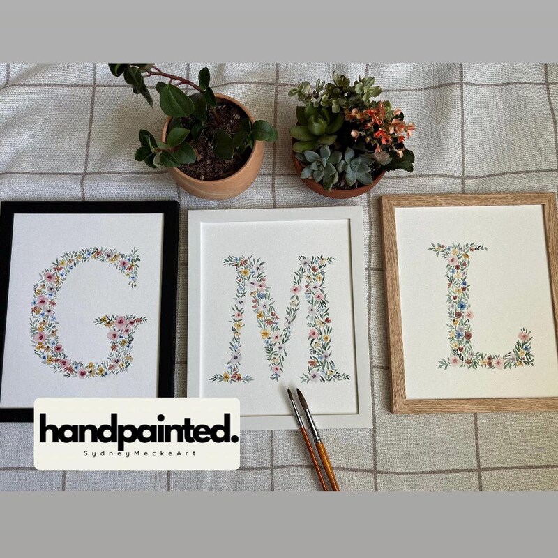 Custom Name Painting - Etsy