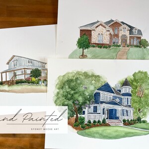 Custom Home Portrait, Pet Portrait, House Portrait, Hand Painted ...