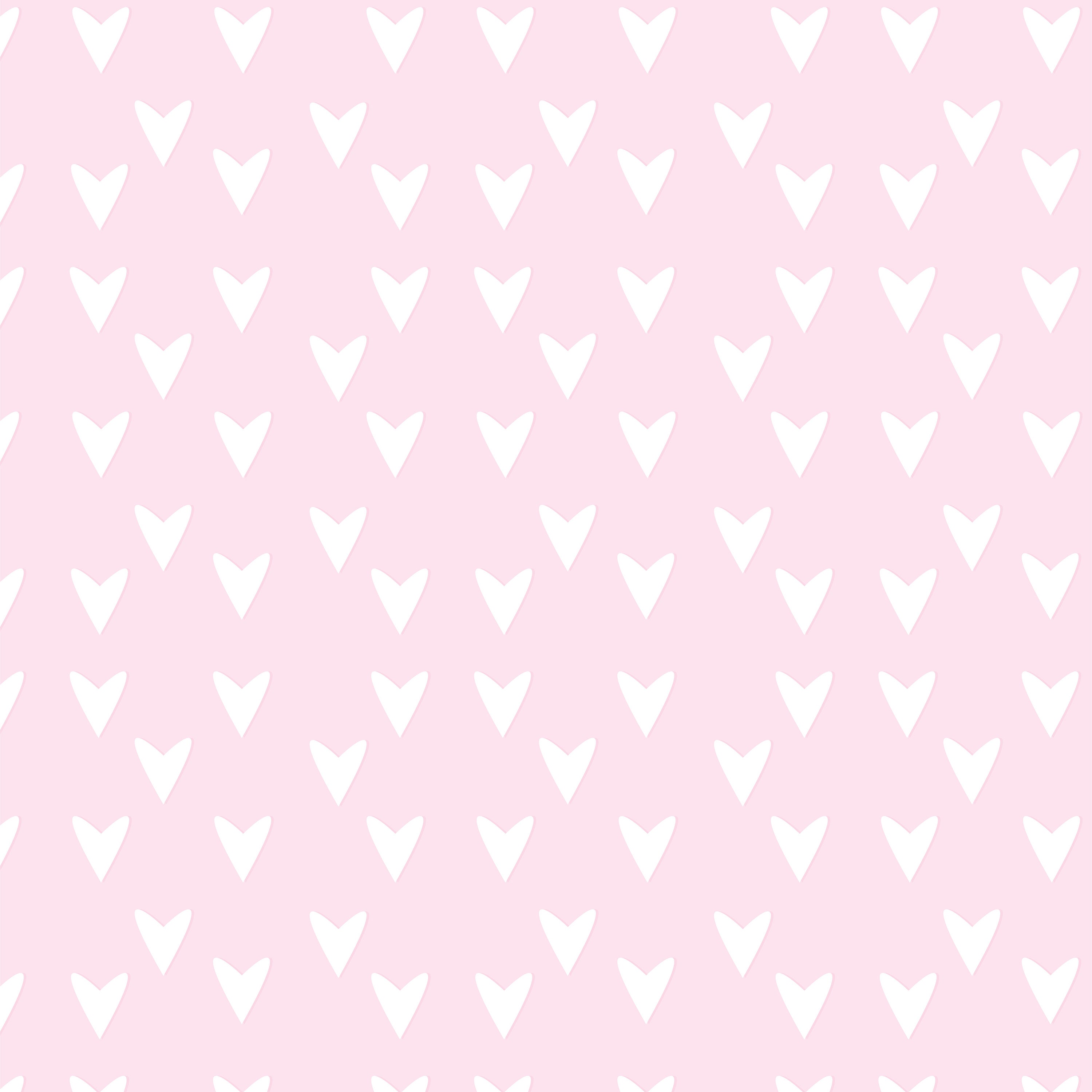 Set of 3 Soft Pink & White Seamless Nursery Patterns Digital | Etsy