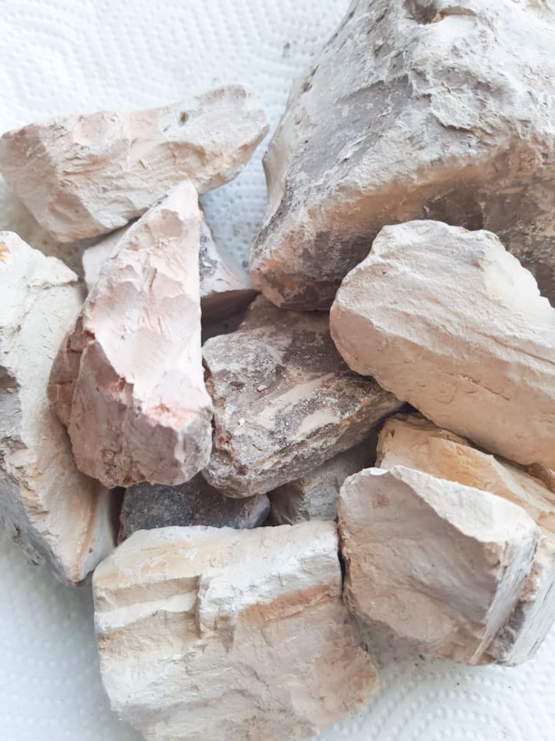 Lightly Smoked EDIBLE CLAY / African Clay/ Clay Chunks/ Calabash Chalk ...