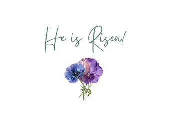 He is Risen Boho Rattan Wood and Acrylic Sign/ Jesus Easter / - Etsy