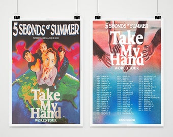Take My Hand Tour Poster - Etsy