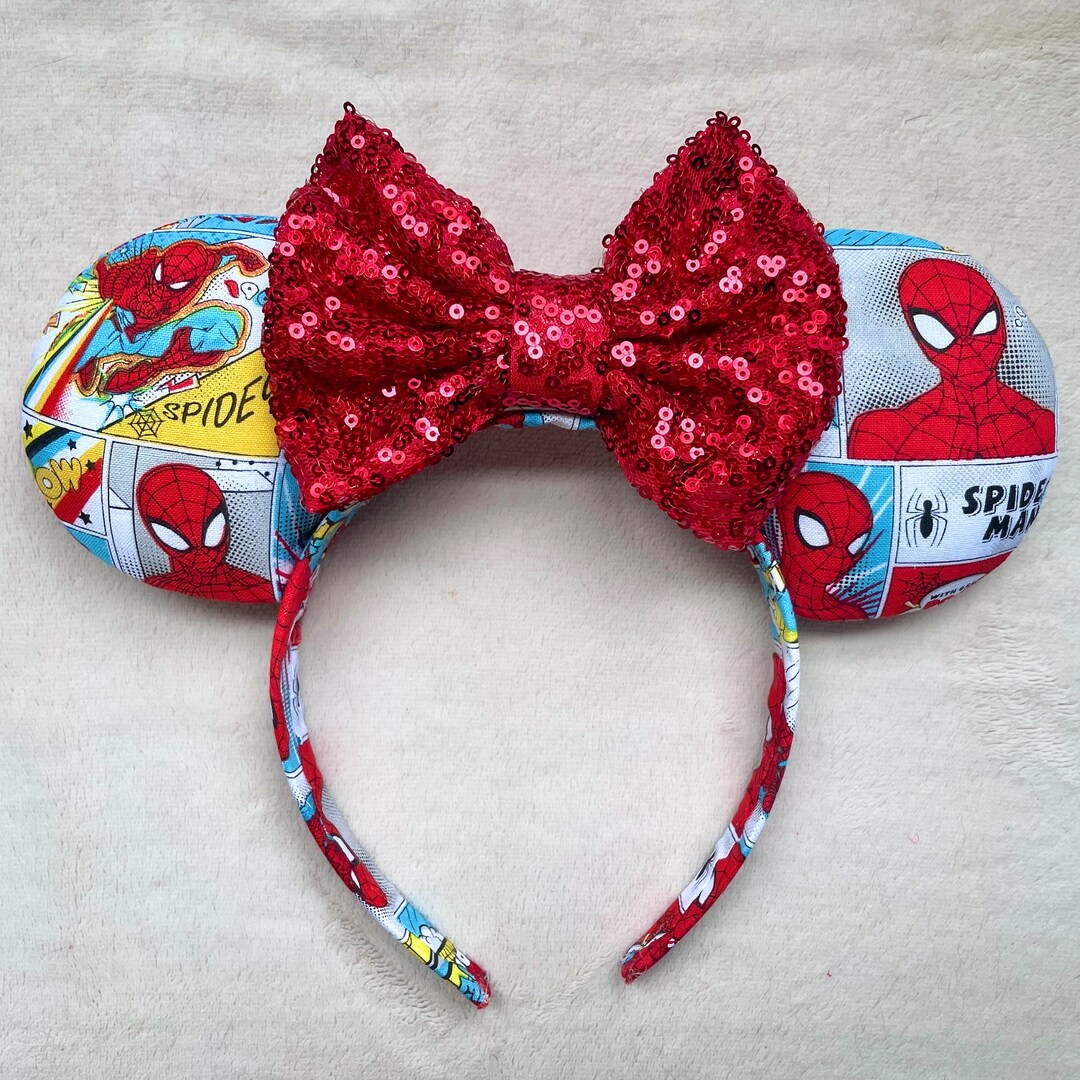 Spider-man Mouse Ears - Etsy