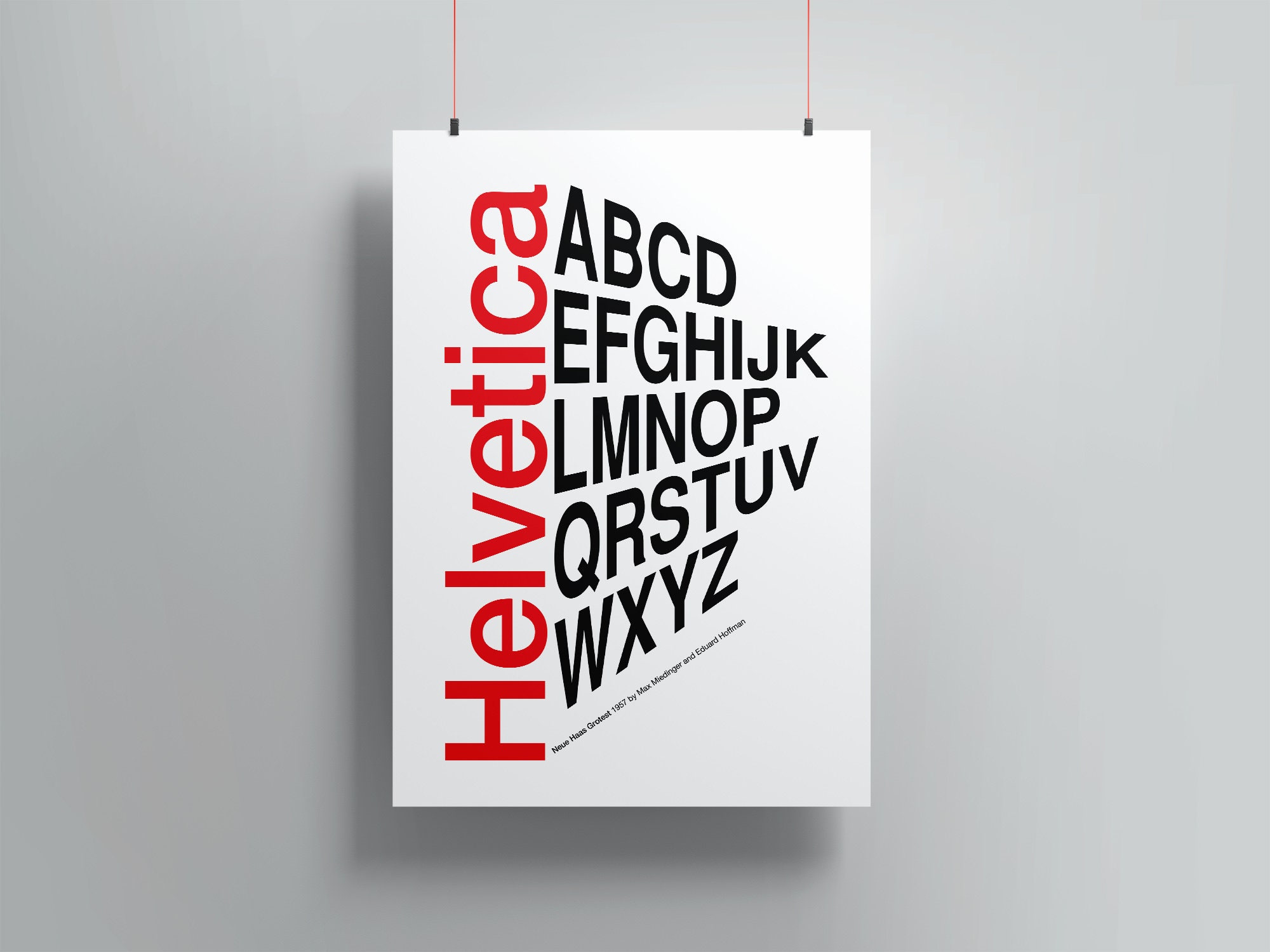 Set of 3 Helvetica Alphabet | Wall Art | Minimalist| Typographic Poster ...