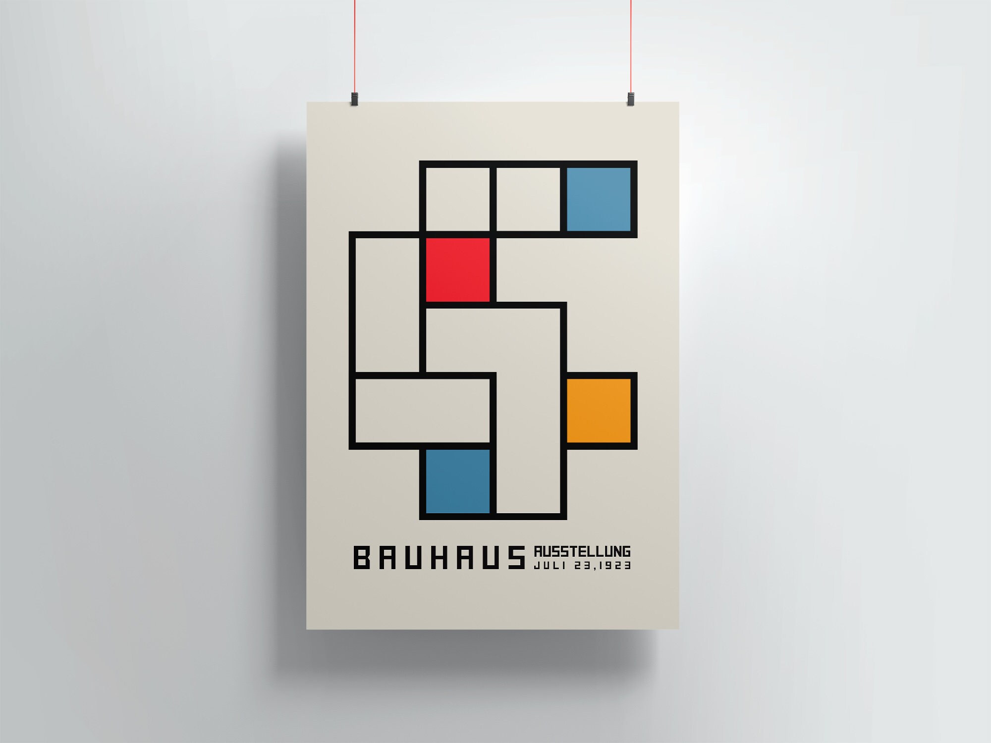Set of 3 Bauhaus Posters | Gallery Wall Art | Instant Download ...