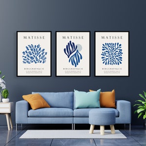Matisse Print Set of 3 | Poster Set | Vintage Gallery Wall | Instant ...