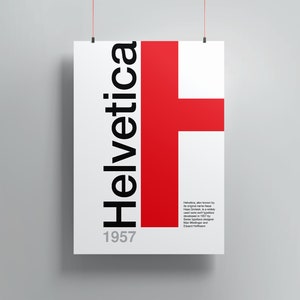 Set of 3 Helvetica Alphabet | Wall Art | Minimalist| Typographic Poster ...