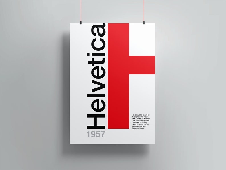 Set of 3 Helvetica Alphabet | Wall Art | Minimalist| Typographic Poster ...