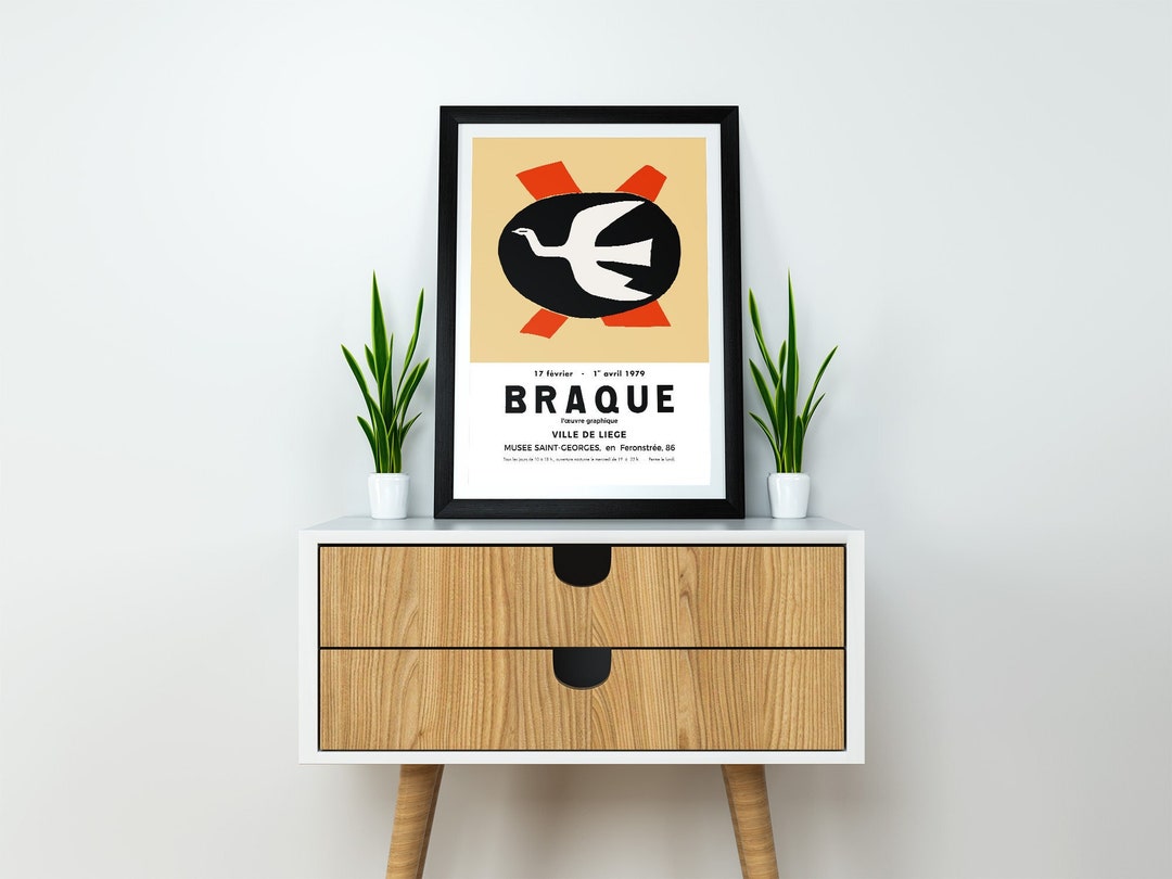 Georges Braque Poster - Liege 1979 | Exhibiton Poster| Gallery Wall Art ...