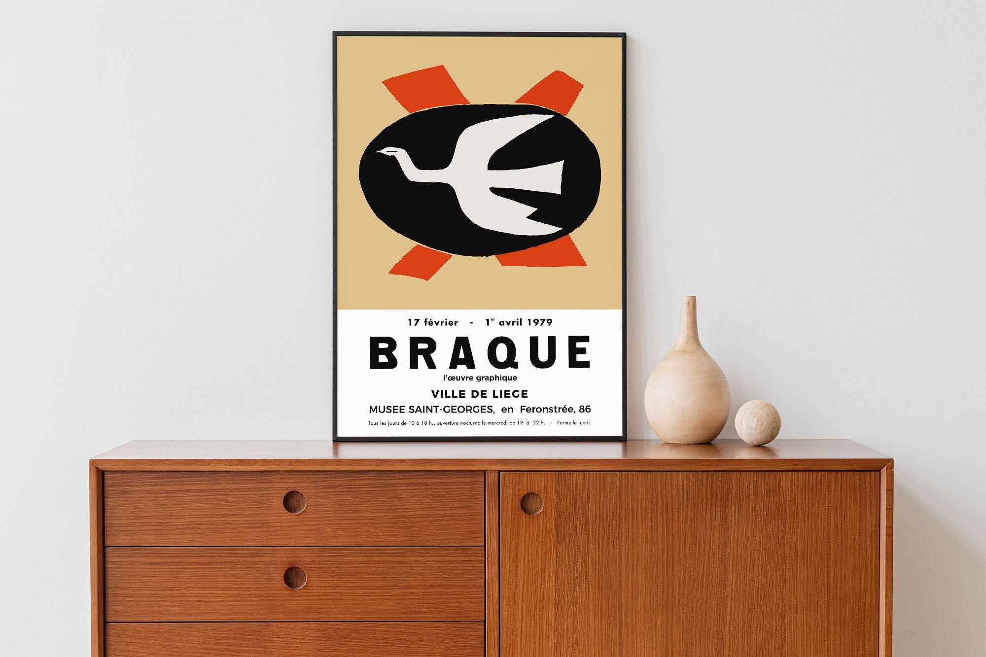 Georges Braque Poster - Liege 1979 | Exhibiton Poster| Gallery Wall Art ...