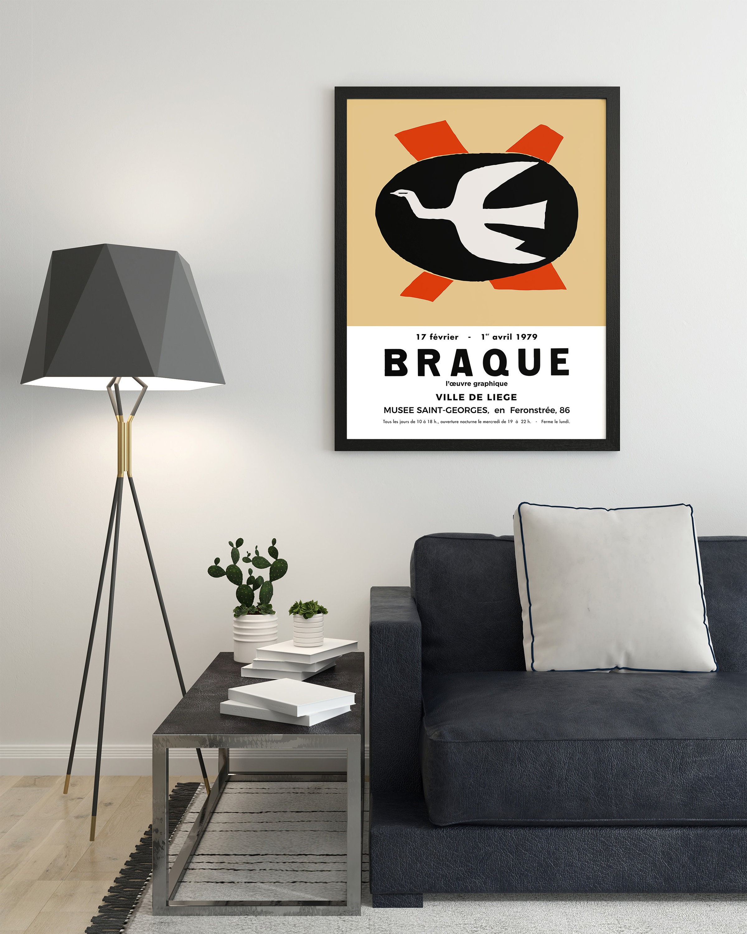 Georges Braque Poster - Liege 1979 | Exhibiton Poster| Gallery Wall Art ...