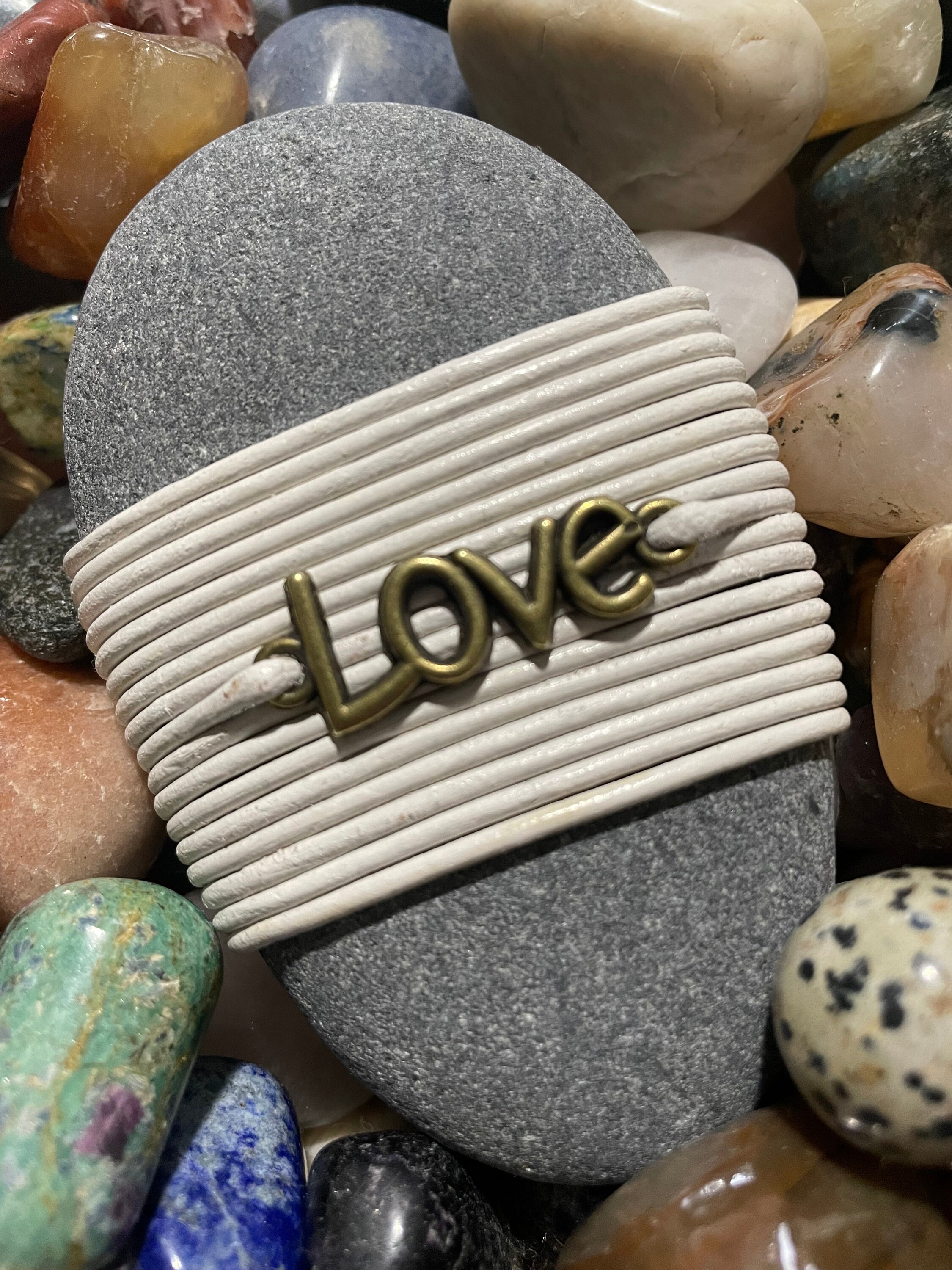 Zen Wrapped Stone Rock - Etsy