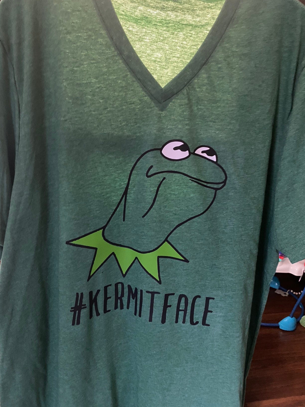 Kermit Scrunch Face