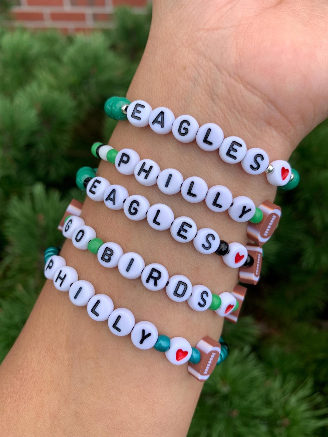 Philadelphia Eagles Jewelry - Eagles Bracelets- Philly Bracelets- Fly ...