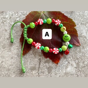 Grinch Bracelets Christmas Bracelets Grinch Jewelry Christmas Gift ...