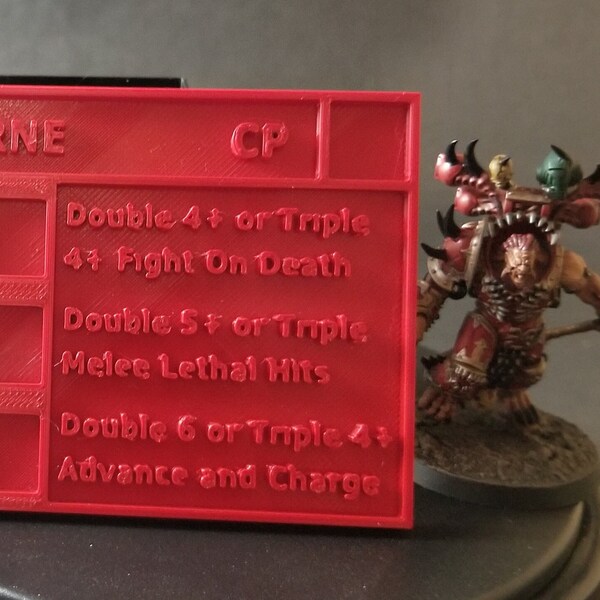 40k World Eaters Tracker - Etsy
