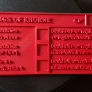 World Eaters Blessings of Khorne Tracker & Tokens - Warhammer 40k - Etsy