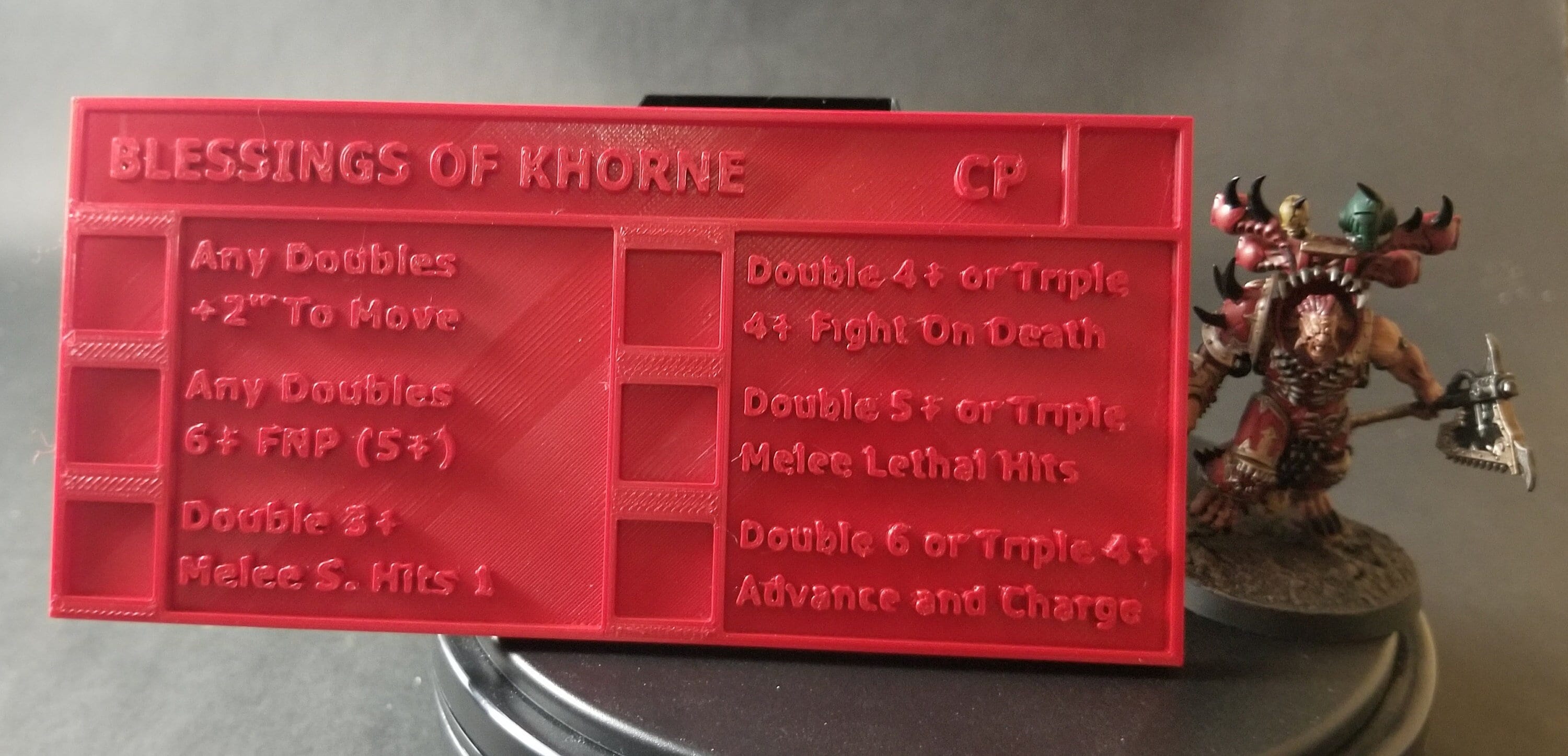 World Eaters Blessings of Khorne Tracker & Tokens - Warhammer 40k - Etsy