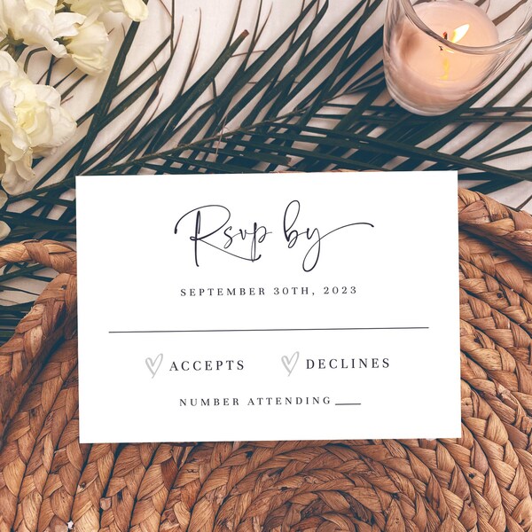 Rustic Rsvp Cards - Etsy