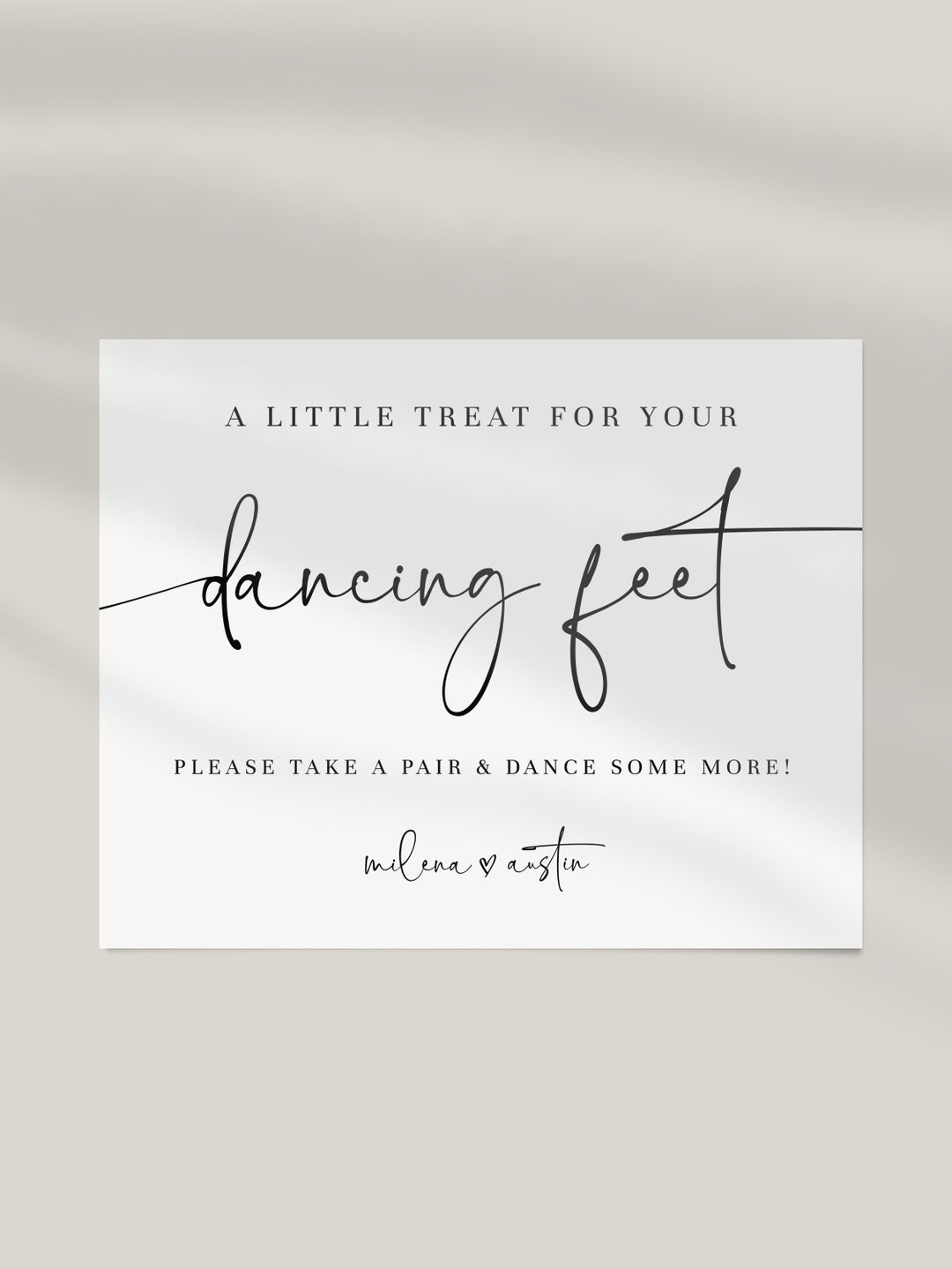 Dancing Shoes Dancing Feet Wedding Signs Wedding Dancing - Etsy