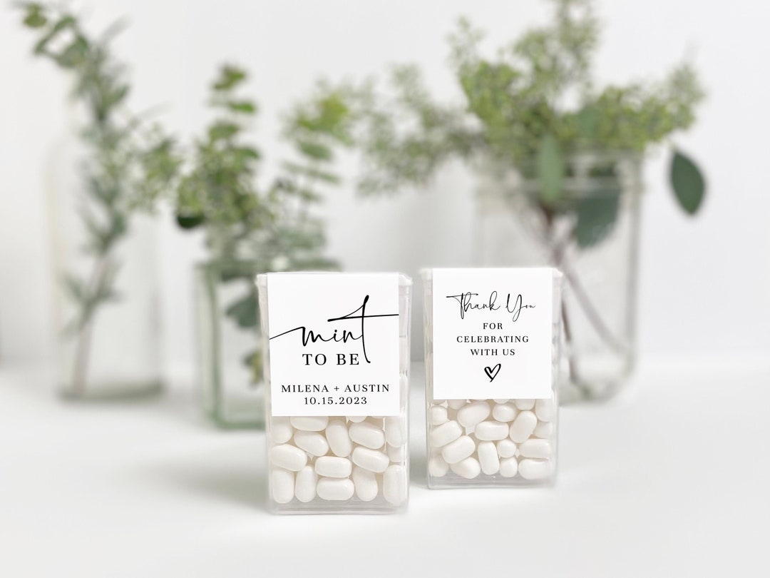 Mint to Be Sticker Editable Mint to Be Label Template - Etsy