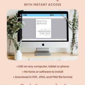 Wedding Shuttle Service Sign, Wedding Transportation Sign, Shuttle ...