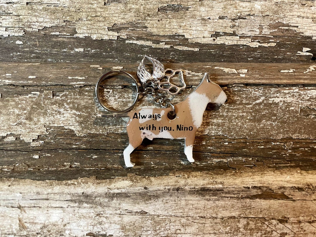 Bull Terrier CUSTOM Keychain - Etsy