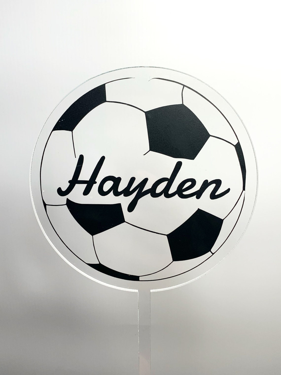 Personalised acrylic cake paddle | Etsy