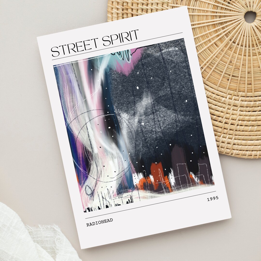 4 Pack MIX & MATCH Music Greetings Cards Set Radiohead Street Spirit ...