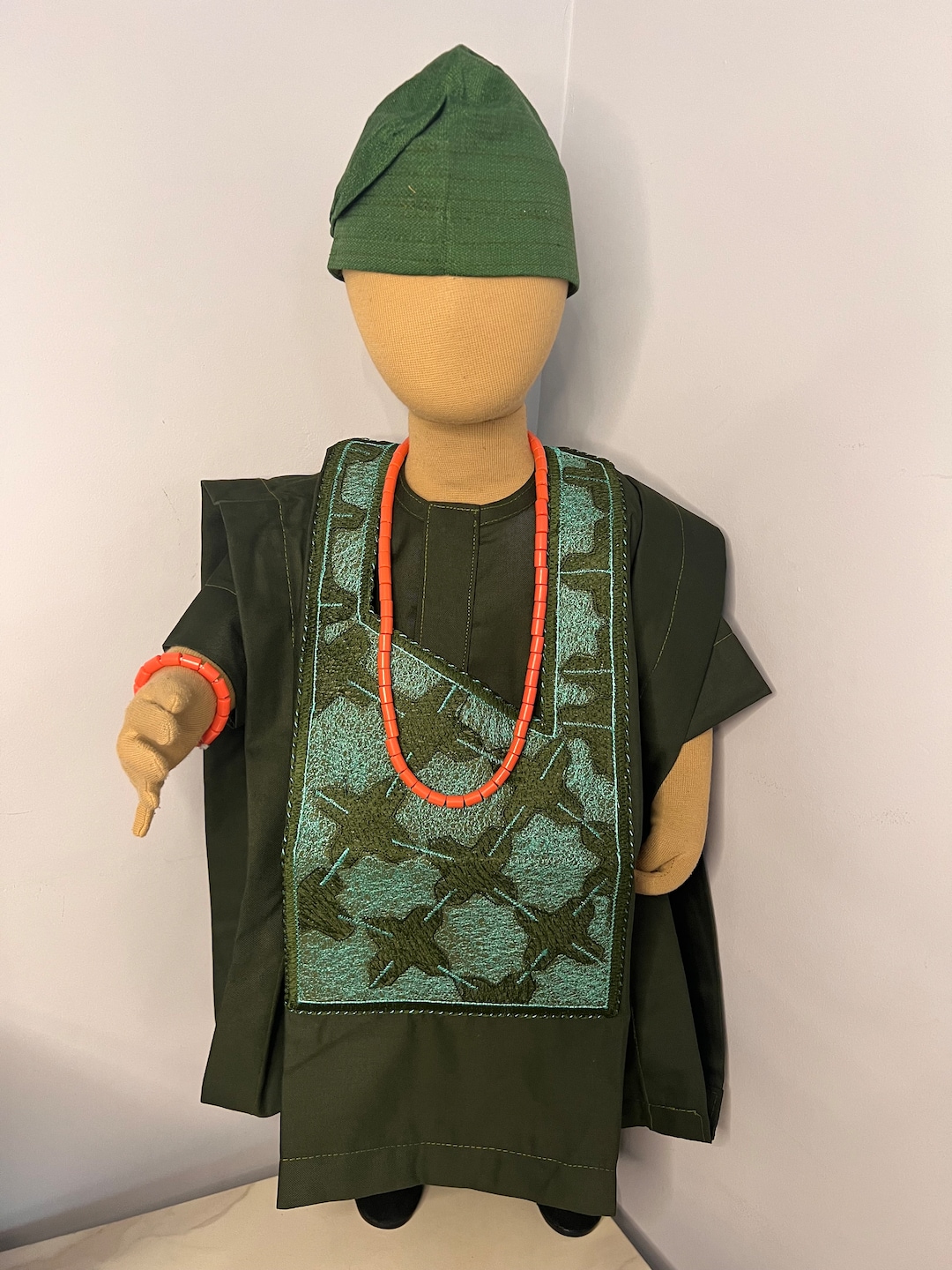First Birthday Agbada Outfit for Baby Boys With Beads - Etsy