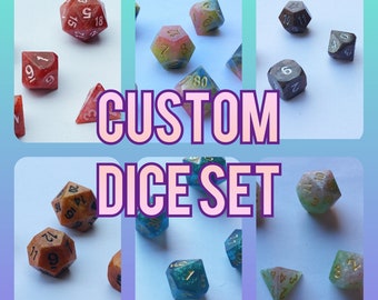 Custom Order Dice - Etsy