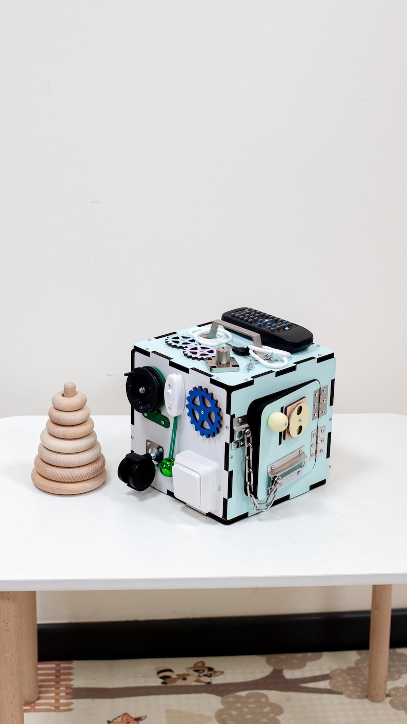 Busycube - Sensory Busy Cube - Busyboard - Busy Board - Busy Cube 25 Cm ...