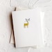 Festive Winter Animals - Minimalist Letterpress Holiday Card SET • 4 ...